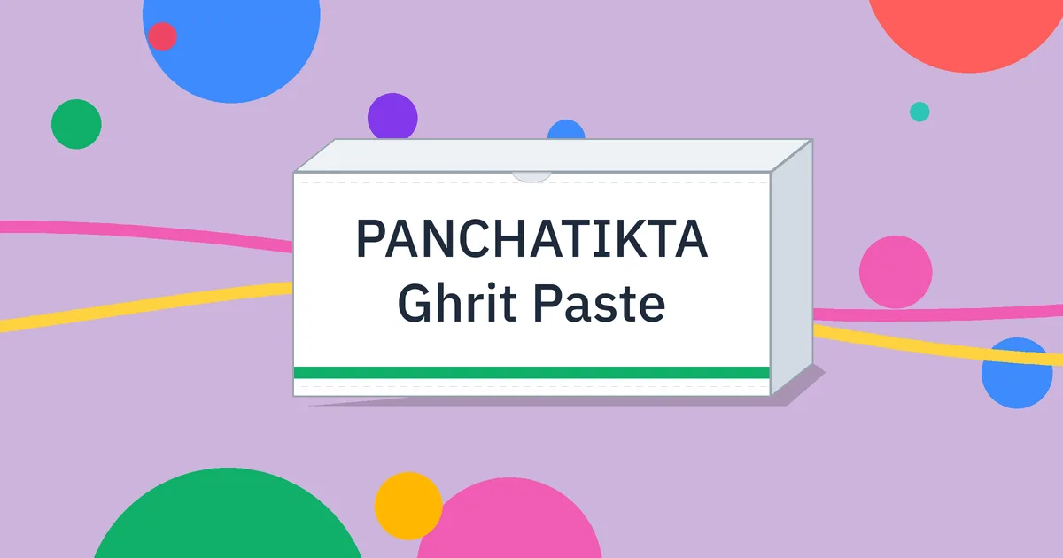 Symbolbild: Packung mit der Aufschrift PANCHATIKTA Ghrit Paste (PZN 01024215) – Verfügbarkeit und Bezug in Apotheken in Frankfurt am Main