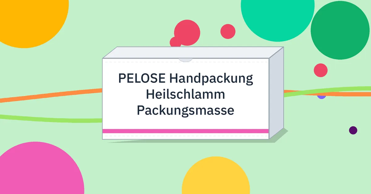 Symbolbild: Packung mit der Aufschrift PELOSE Handpackung Heilschlamm Packungsmasse (PZN 08497514) – Verfügbarkeit und Bezug in Apotheken in Frankfurt am Main