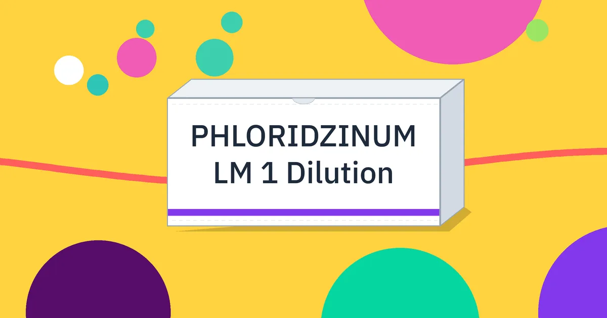 Symbolbild: Packung mit der Aufschrift PHLORIDZINUM LM 1 Dilution (PZN 13639100) – Verfügbarkeit und Bezug in Apotheken in Frankfurt am Main
