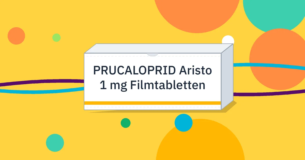 Symbolbild: Packung mit der Aufschrift PRUCALOPRID Aristo 1 mg Filmtabletten (PZN 18260486) – Verfügbarkeit und Bezug in Apotheken in Frankfurt am Main