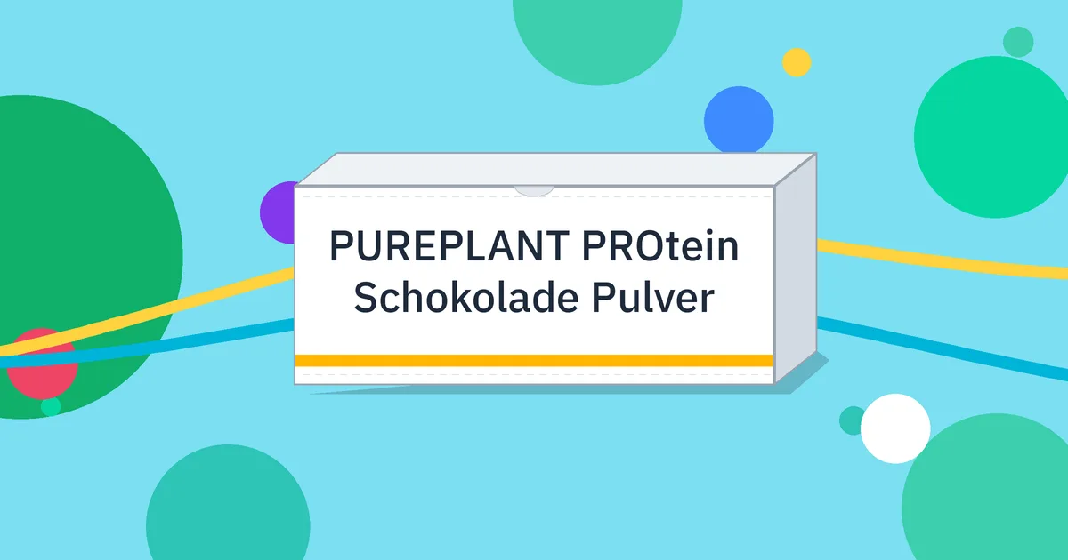 Symbolbild: Packung mit der Aufschrift PUREPLANT PROtein Schokolade Pulver (PZN 19492655) – Verfügbarkeit und Bezug in Apotheken in Frankfurt am Main