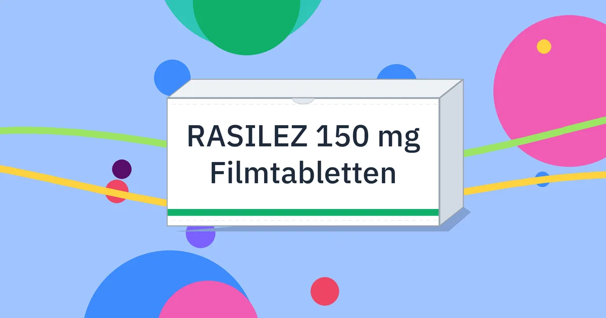 Symbolbild: Packung mit der Aufschrift RASILEZ 150 mg Filmtabletten (PZN 13965644) – Verfügbarkeit und Bezug in Apotheken in Frankfurt am Main