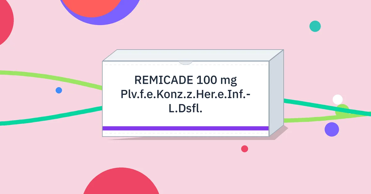 Symbolbild: Packung mit der Aufschrift REMICADE 100 mg Plv.f.e.Konz.z.Her.e.Inf.-L.Dsfl. (PZN 16743743) – Verfügbarkeit und Bezug in Apotheken in Frankfurt am Main