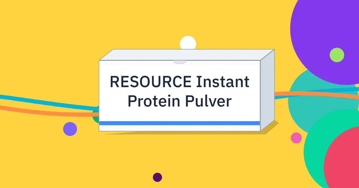 Symbolbild: Packung mit der Aufschrift RESOURCE Instant Protein Pulver (PZN 19881813) – Verfügbarkeit und Bezug in Apotheken in Frankfurt am Main