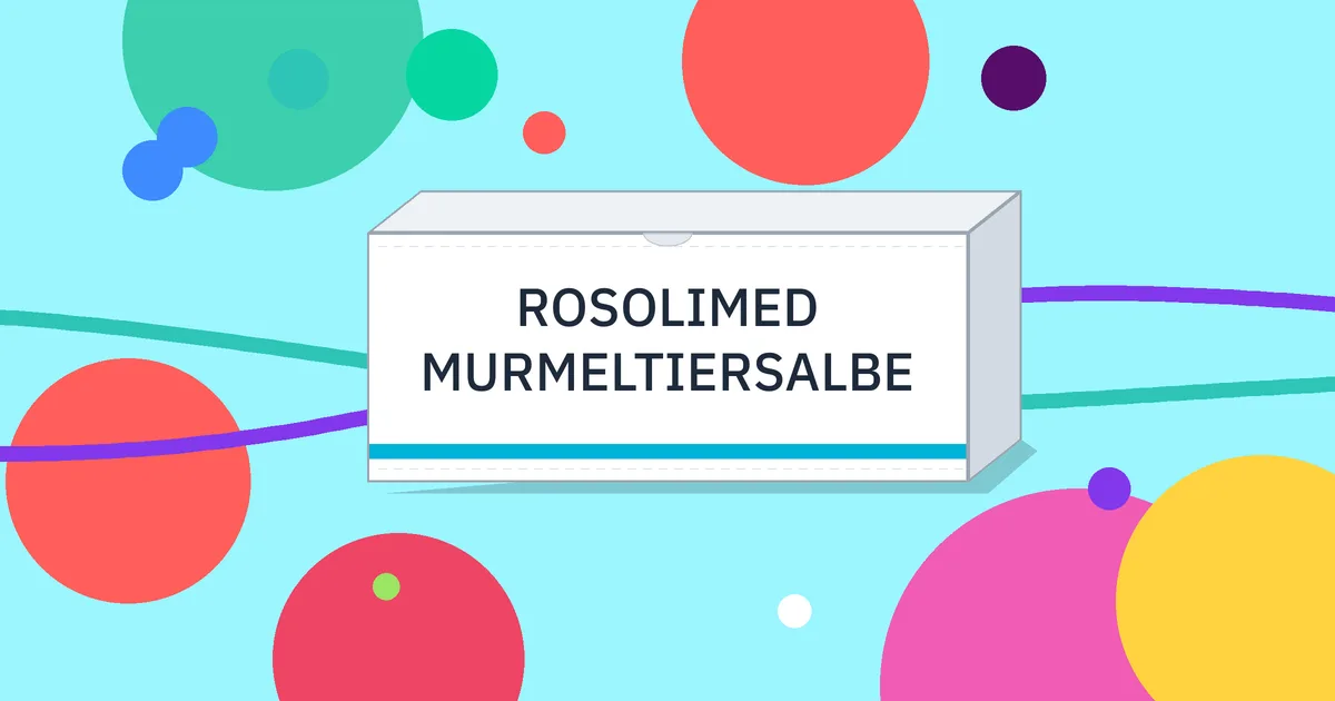 Symbolbild: Packung mit der Aufschrift ROSOLIMED MURMELTIERSALBE (PZN 03814677) – Verfügbarkeit und Bezug in Apotheken in Frankfurt am Main