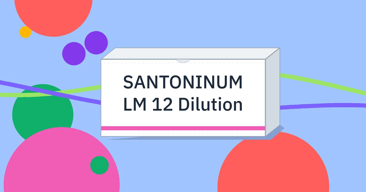 Symbolbild: Packung mit der Aufschrift SANTONINUM LM 12 Dilution (PZN 13685353) – Verfügbarkeit und Bezug in Apotheken in Frankfurt am Main