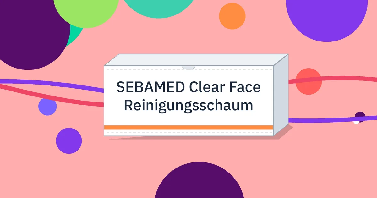 Symbolbild: Packung mit der Aufschrift SEBAMED Clear Face Reinigungsschaum (PZN 19874138) – Verfügbarkeit und Bezug in Apotheken in Frankfurt am Main