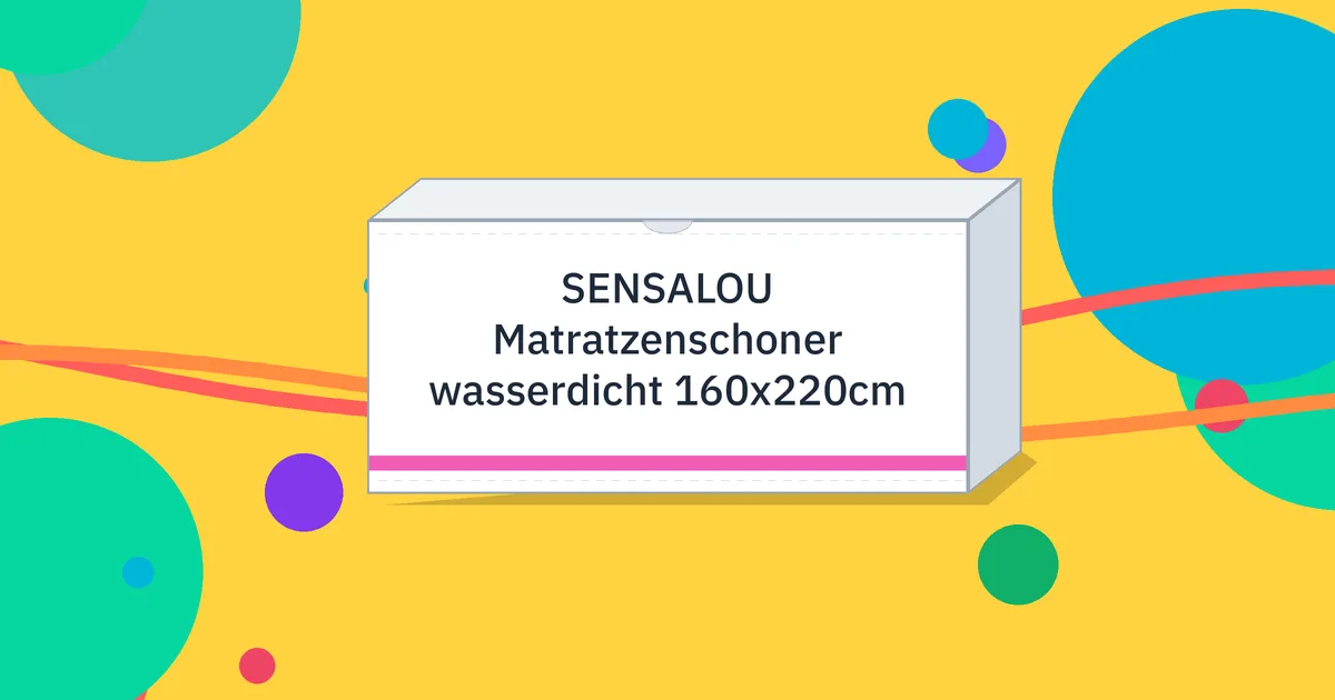 Symbolbild: Packung mit der Aufschrift SENSALOU Matratzenschoner wasserdicht 160x220cm (PZN 20740259) – Verfügbarkeit und Bezug in Apotheken in Frankfurt am Main