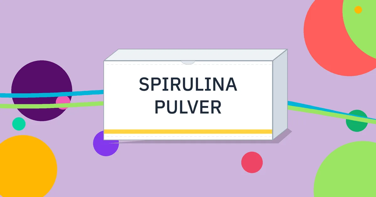 Symbolbild: Packung mit der Aufschrift SPIRULINA PULVER (PZN 01441019) – Verfügbarkeit und Bezug in Apotheken in Frankfurt am Main