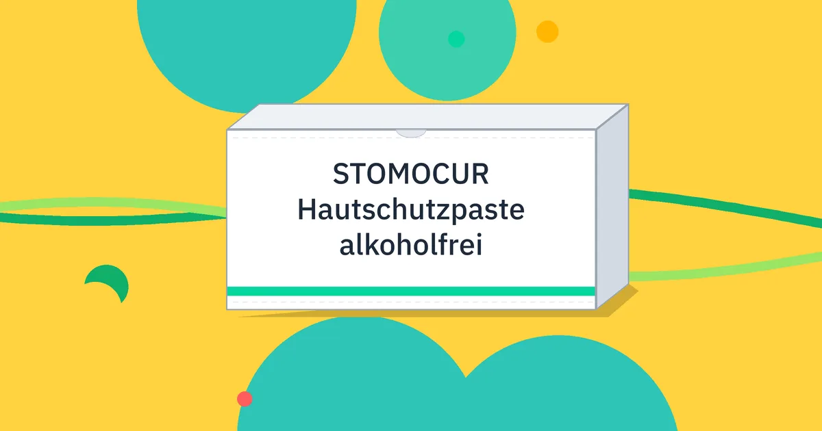 Symbolbild: Packung mit der Aufschrift STOMOCUR Hautschutzpaste alkoholfrei (PZN 14267853) – Verfügbarkeit und Bezug in Apotheken in Frankfurt am Main