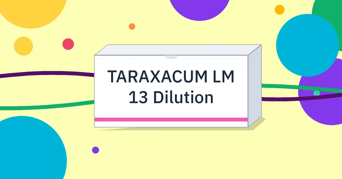 Symbolbild: Packung mit der Aufschrift TARAXACUM LM 13 Dilution (PZN 13214323) – Verfügbarkeit und Bezug in Apotheken in Frankfurt am Main