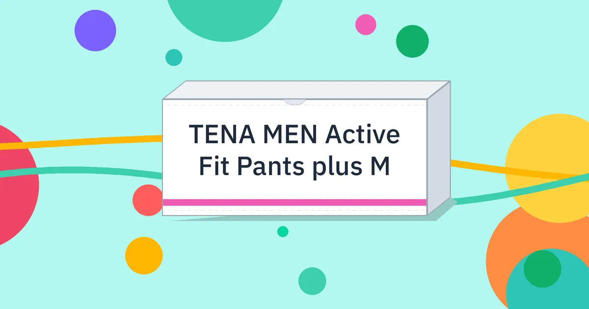 Symbolbild: Packung mit der Aufschrift TENA MEN Active Fit Pants plus M (PZN 12739934) – Verfügbarkeit und Bezug in Apotheken in Frankfurt am Main