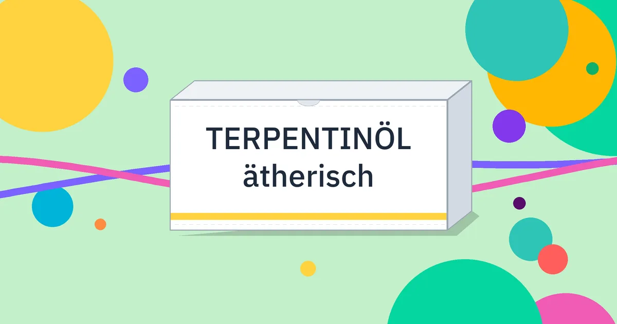 Symbolbild: Packung mit der Aufschrift TERPENTINÖL ätherisch (PZN 15236613) – Verfügbarkeit und Bezug in Apotheken in Frankfurt am Main