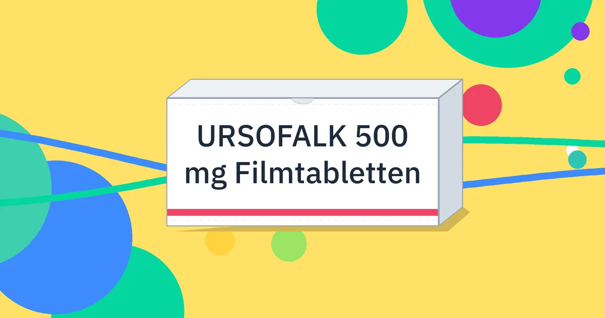 Symbolbild: Packung mit der Aufschrift URSOFALK 500 mg Filmtabletten (PZN 16166978) – Verfügbarkeit und Bezug in Apotheken in Frankfurt am Main
