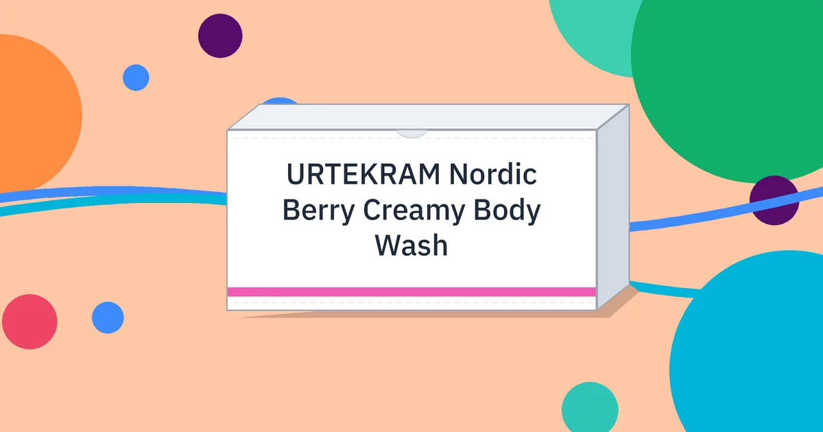Symbolbild: Packung mit der Aufschrift URTEKRAM Nordic Berry Creamy Body Wash (PZN 20293665) – Verfügbarkeit und Bezug in Apotheken in Frankfurt am Main