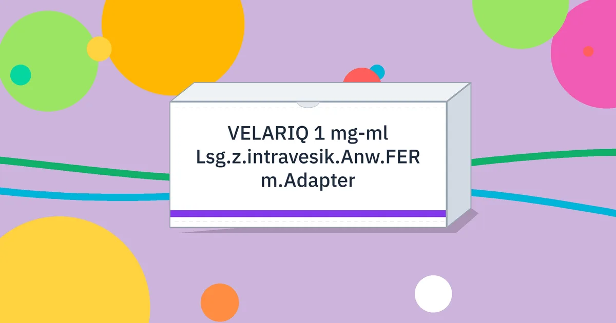 Symbolbild: Packung mit der Aufschrift VELARIQ 1 mg-ml Lsg.z.intravesik.Anw.FER m.Adapter (PZN 18436933) – Verfügbarkeit und Bezug in Apotheken in Frankfurt am Main