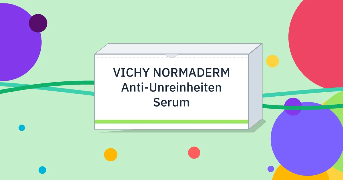 Symbolbild: Packung mit der Aufschrift VICHY NORMADERM Anti-Unreinheiten Serum (PZN 17518416) – Verfügbarkeit und Bezug in Apotheken in Frankfurt am Main