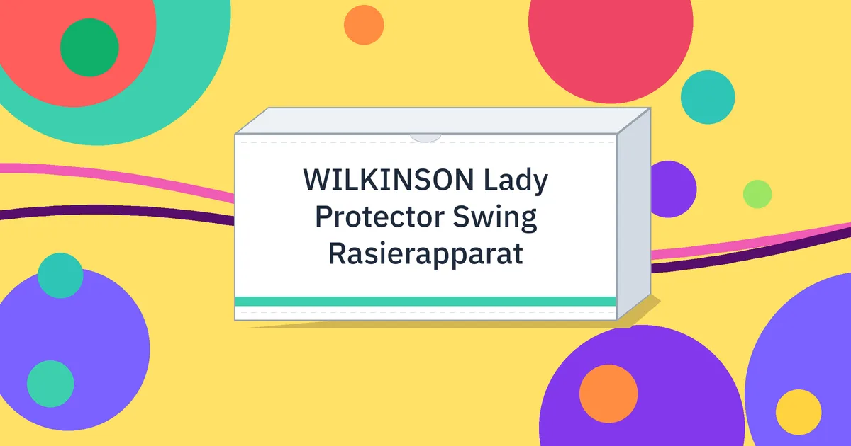 Symbolbild: Packung mit der Aufschrift WILKINSON Lady Protector Swing Rasierapparat (PZN 04017345) – Verfügbarkeit und Bezug in Apotheken in Frankfurt am Main