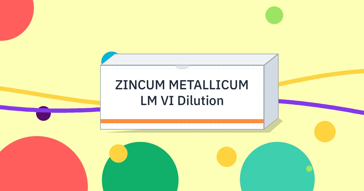 Symbolbild: Packung mit der Aufschrift ZINCUM METALLICUM LM VI Dilution (PZN 02669285) – Verfügbarkeit und Bezug in Apotheken in Frankfurt am Main