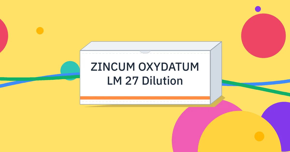 Symbolbild: Packung mit der Aufschrift ZINCUM OXYDATUM LM 27 Dilution (PZN 13296901) – Verfügbarkeit und Bezug in Apotheken in Frankfurt am Main