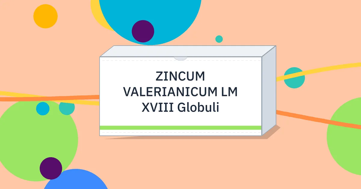 Symbolbild: Packung mit der Aufschrift ZINCUM VALERIANICUM LM XVIII Globuli (PZN 02660249) – Verfügbarkeit und Bezug in Apotheken in Frankfurt am Main