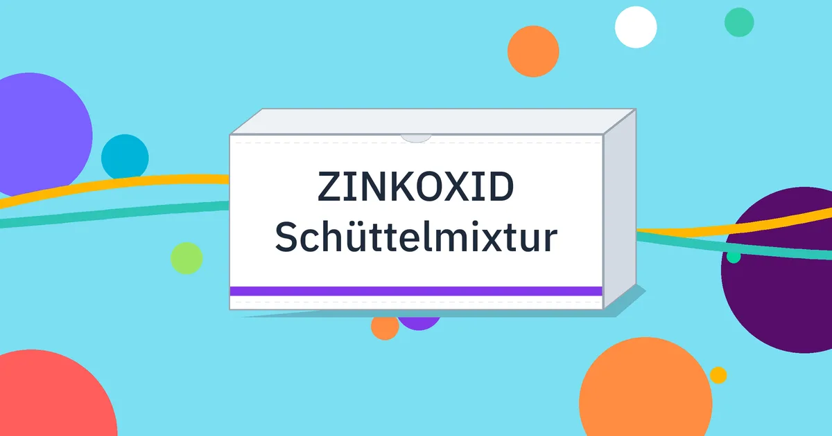 Symbolbild: Packung mit der Aufschrift ZINKOXID Schüttelmixtur (PZN 18432504) – Verfügbarkeit und Bezug in Apotheken in Frankfurt am Main