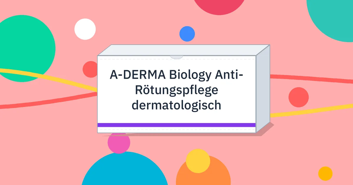 Symbolbild: Packung mit der Aufschrift A-DERMA Biology Anti-Rötungspflege dermatologisch (PZN 16830867) – Verfügbarkeit und Bezug in Apotheken in Frankfurt am Main