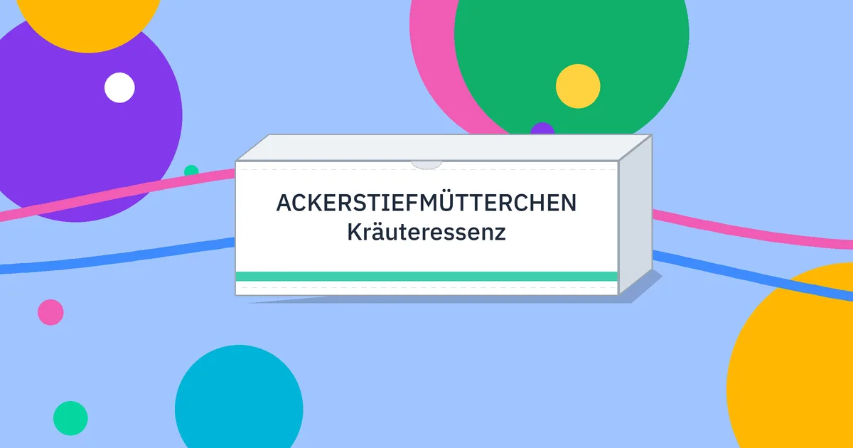 Symbolbild: Packung mit der Aufschrift ACKERSTIEFMÜTTERCHEN Kräuteressenz (PZN 16361013) – Verfügbarkeit und Bezug in Apotheken in Frankfurt am Main