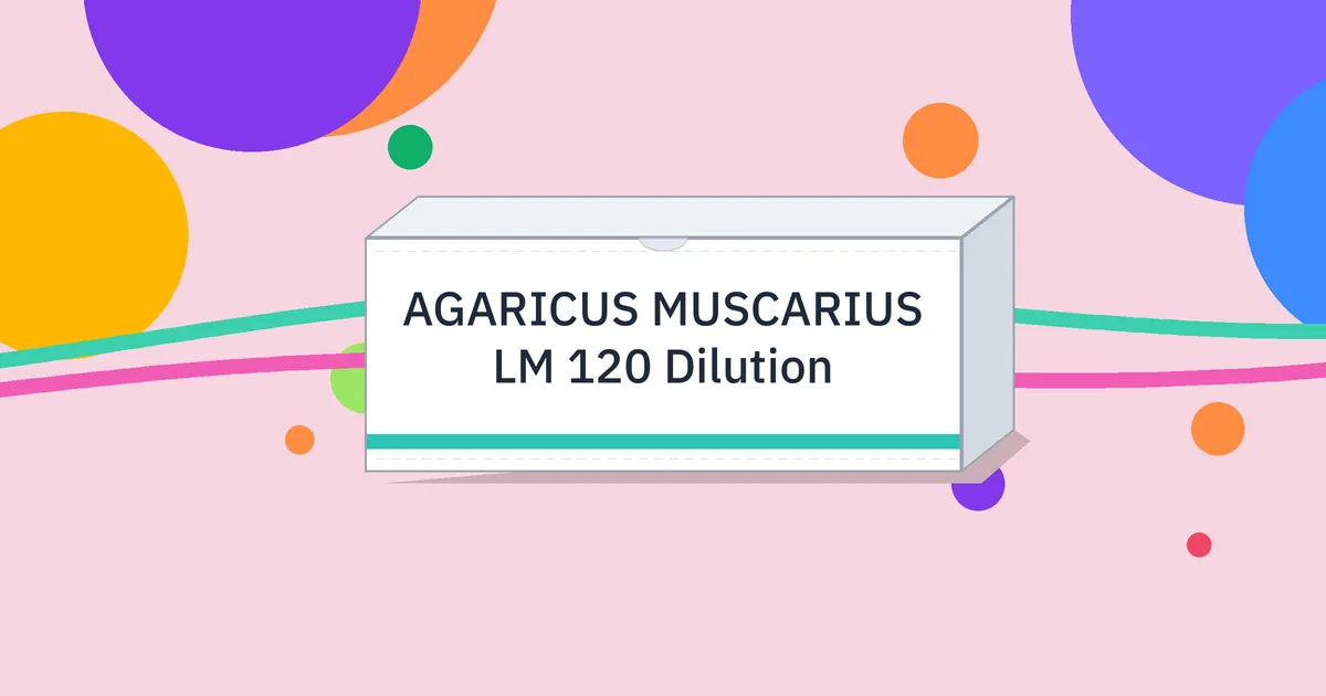 Symbolbild: Packung mit der Aufschrift AGARICUS MUSCARIUS LM 120 Dilution (PZN 12756542) – Verfügbarkeit und Bezug in Apotheken in Frankfurt am Main