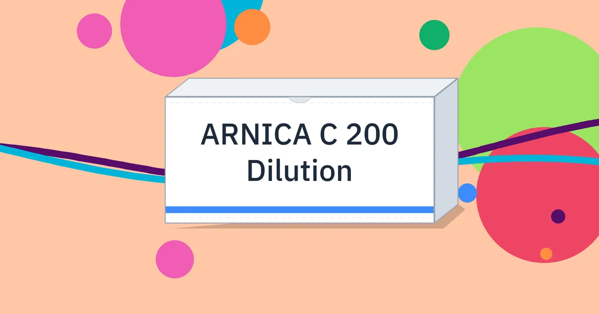 Symbolbild: Packung mit der Aufschrift ARNICA C 200 Dilution (PZN 04204892) – Verfügbarkeit und Bezug in Apotheken in Frankfurt am Main