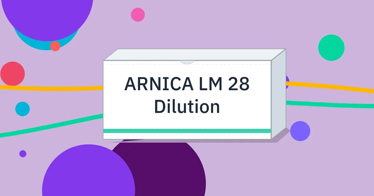 Symbolbild: Packung mit der Aufschrift ARNICA LM 28 Dilution (PZN 12770648) – Verfügbarkeit und Bezug in Apotheken in Frankfurt am Main