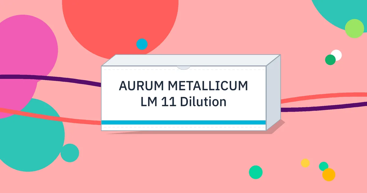Symbolbild: Packung mit der Aufschrift AURUM METALLICUM LM 11 Dilution (PZN 12785064) – Verfügbarkeit und Bezug in Apotheken in Frankfurt am Main