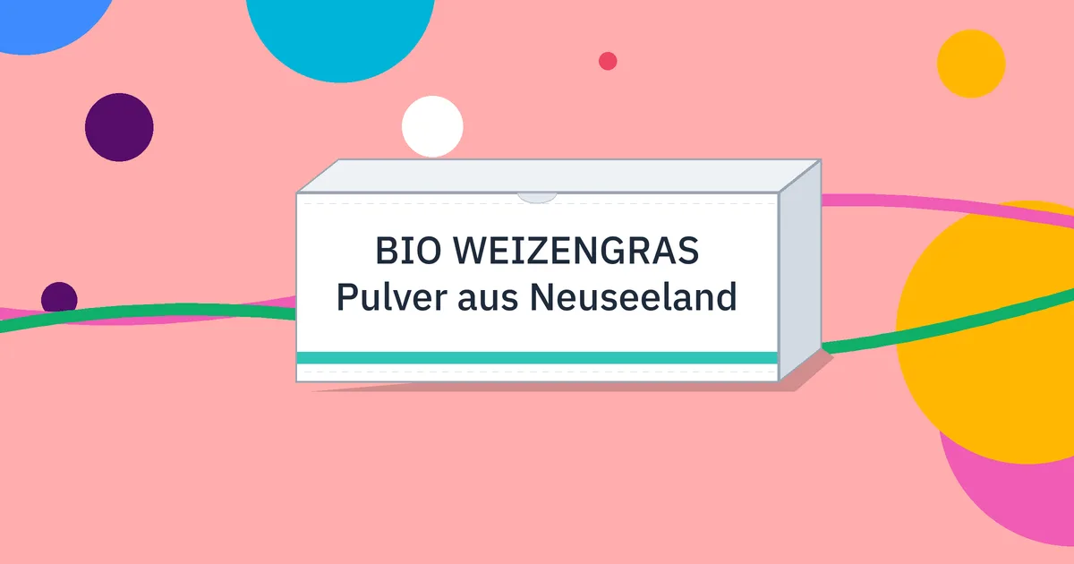 Symbolbild: Packung mit der Aufschrift BIO WEIZENGRAS Pulver aus Neuseeland (PZN 11119448) – Verfügbarkeit und Bezug in Apotheken in Frankfurt am Main
