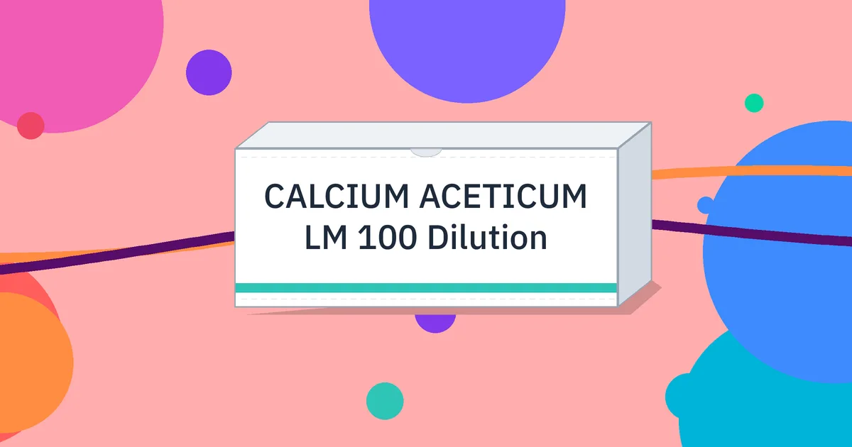 Symbolbild: Packung mit der Aufschrift CALCIUM ACETICUM LM 100 Dilution (PZN 13406169) – Verfügbarkeit und Bezug in Apotheken in Frankfurt am Main