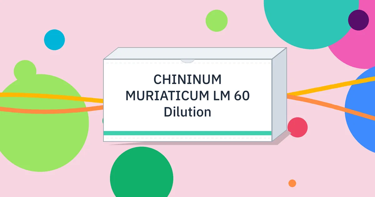 Symbolbild: Packung mit der Aufschrift CHININUM MURIATICUM LM 60 Dilution (PZN 12815397) – Verfügbarkeit und Bezug in Apotheken in Frankfurt am Main