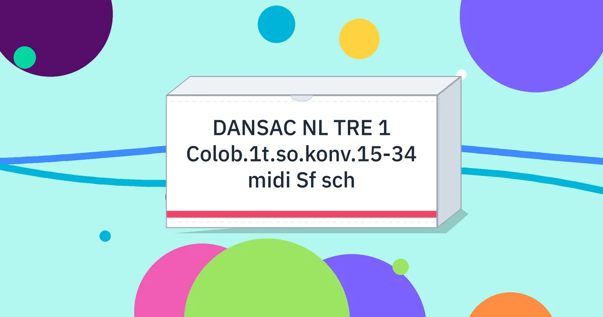 Symbolbild: Packung mit der Aufschrift DANSAC NL TRE 1 Colob.1t.so.konv.15-34 midi Sf sch (PZN 19745027) – Verfügbarkeit und Bezug in Apotheken in Frankfurt am Main