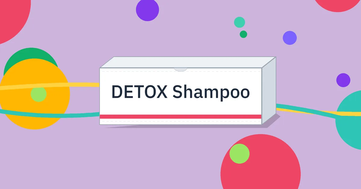 Symbolbild: Packung mit der Aufschrift DETOX Shampoo (PZN 17886781) – Verfügbarkeit und Bezug in Apotheken in Frankfurt am Main