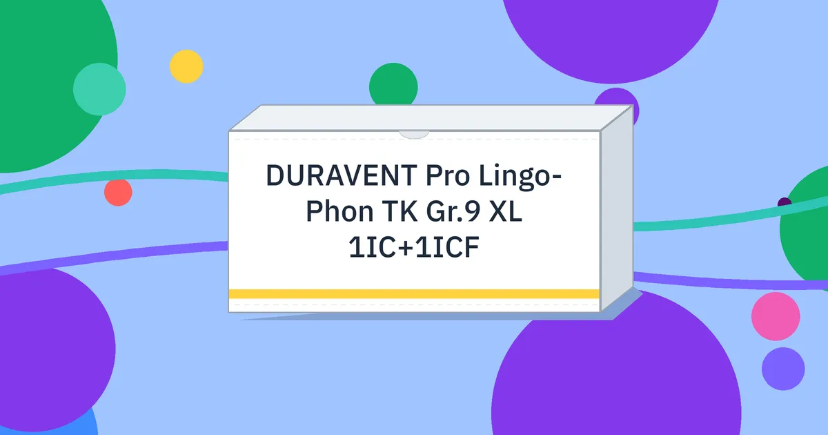 Symbolbild: Packung mit der Aufschrift DURAVENT Pro Lingo-Phon TK Gr.9 XL 1IC+1ICF (PZN 19246548) – Verfügbarkeit und Bezug in Apotheken in Frankfurt am Main