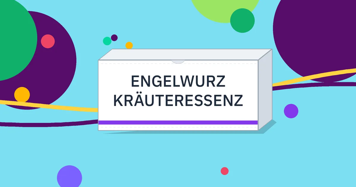 Symbolbild: Packung mit der Aufschrift ENGELWURZ KRÄUTERESSENZ (PZN 11527101) – Verfügbarkeit und Bezug in Apotheken in Frankfurt am Main