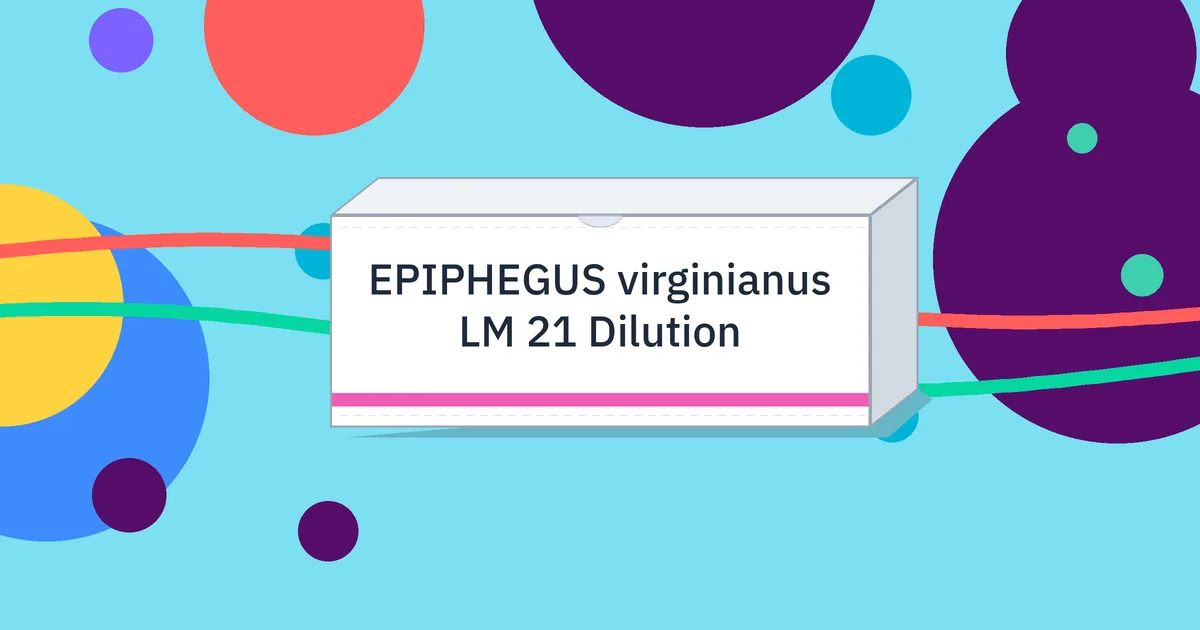 Symbolbild: Packung mit der Aufschrift EPIPHEGUS virginianus LM 21 Dilution (PZN 13472686) – Verfügbarkeit und Bezug in Apotheken in Frankfurt am Main