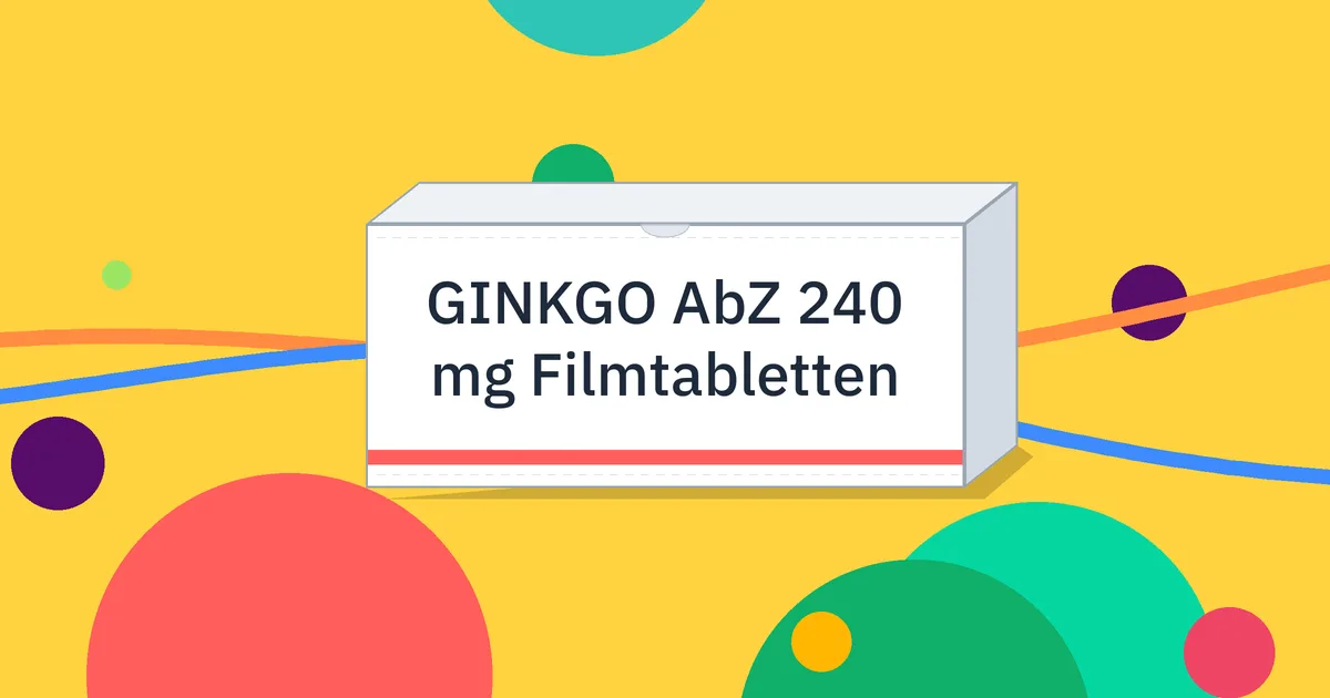 Symbolbild: Packung mit der Aufschrift GINKGO AbZ 240 mg Filmtabletten (PZN 14164745) – Verfügbarkeit und Bezug in Apotheken in Frankfurt am Main