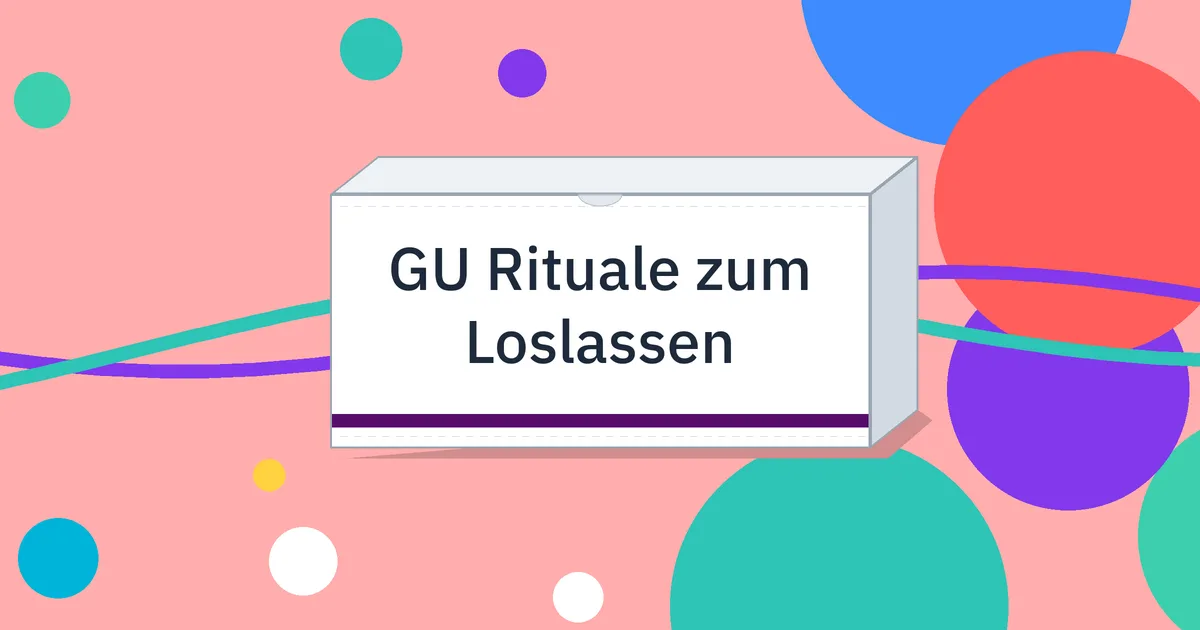 Symbolbild: Packung mit der Aufschrift GU Rituale zum Loslassen (PZN 16653661) – Verfügbarkeit und Bezug in Apotheken in Frankfurt am Main