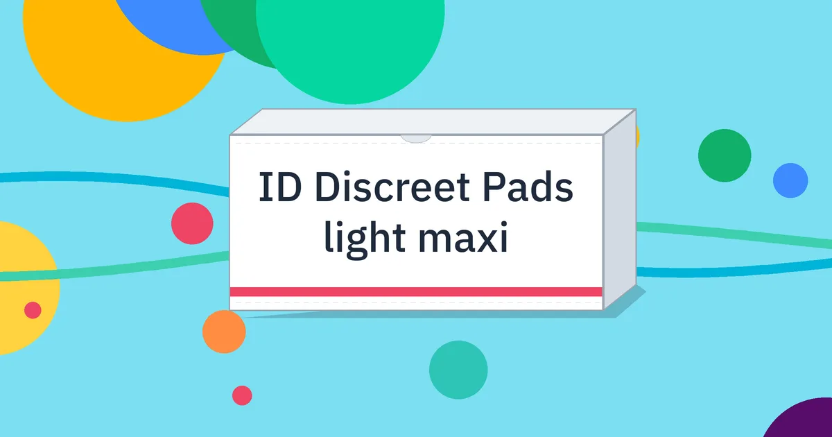 Symbolbild: Packung mit der Aufschrift ID Discreet Pads light maxi (PZN 19648755) – Verfügbarkeit und Bezug in Apotheken in Frankfurt am Main
