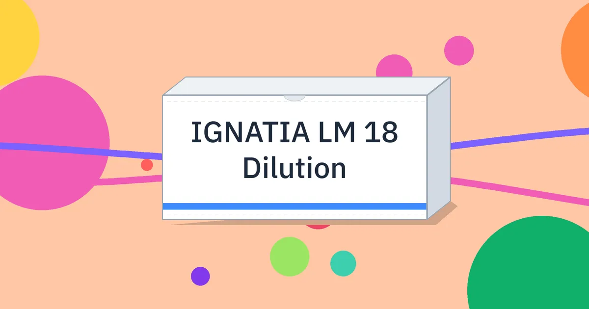 Symbolbild: Packung mit der Aufschrift IGNATIA LM 18 Dilution (PZN 02602298) – Verfügbarkeit und Bezug in Apotheken in Frankfurt am Main