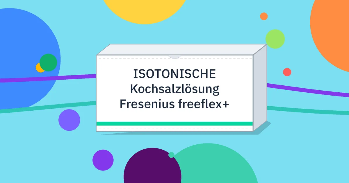 Symbolbild: Packung mit der Aufschrift ISOTONISCHE Kochsalzlösung Fresenius freeflex+ (PZN 09477471) – Verfügbarkeit und Bezug in Apotheken in Frankfurt am Main