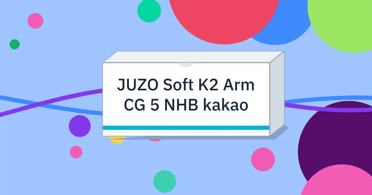 Symbolbild: Packung mit der Aufschrift JUZO Soft K2 Arm CG 5 NHB kakao (PZN 15511120) – Verfügbarkeit und Bezug in Apotheken in Frankfurt am Main