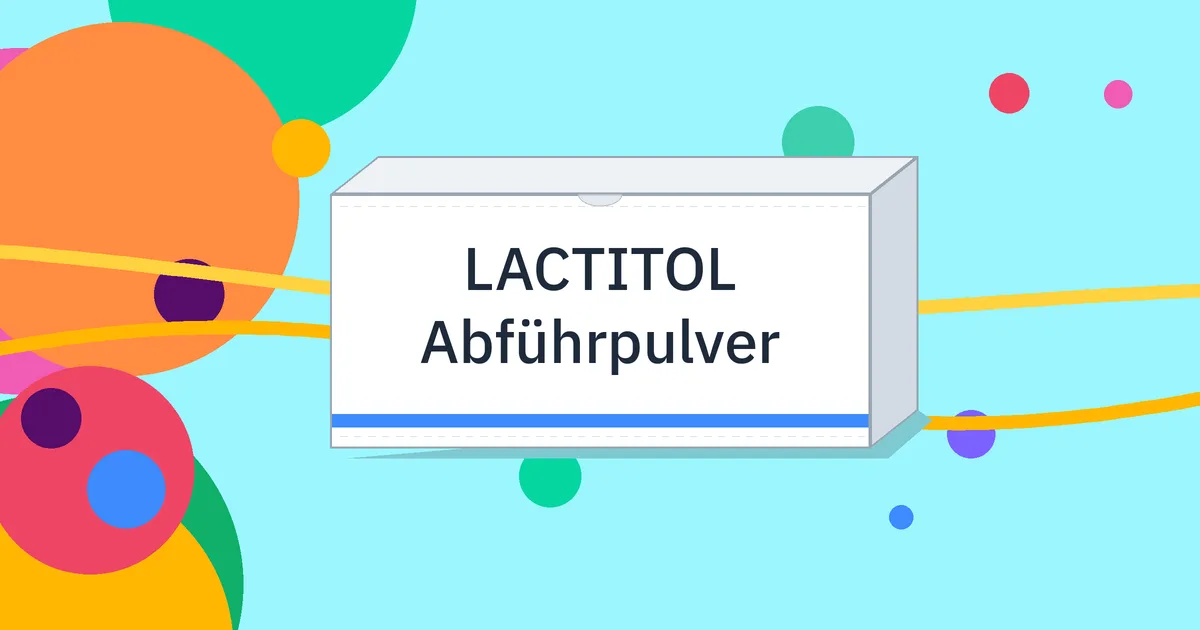 Symbolbild: Packung mit der Aufschrift LACTITOL Abführpulver (PZN 14377292) – Verfügbarkeit und Bezug in Apotheken in Frankfurt am Main