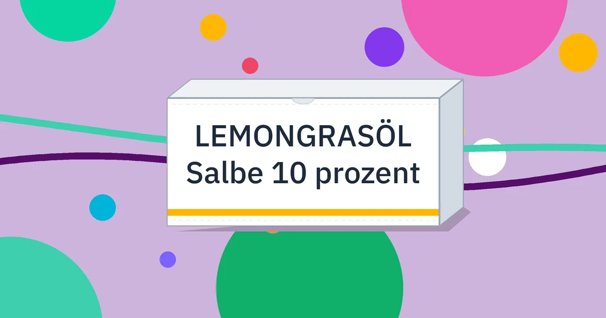 Symbolbild: Packung mit der Aufschrift LEMONGRASÖL Salbe 10 prozent (PZN 18900891) – Verfügbarkeit und Bezug in Apotheken in Frankfurt am Main