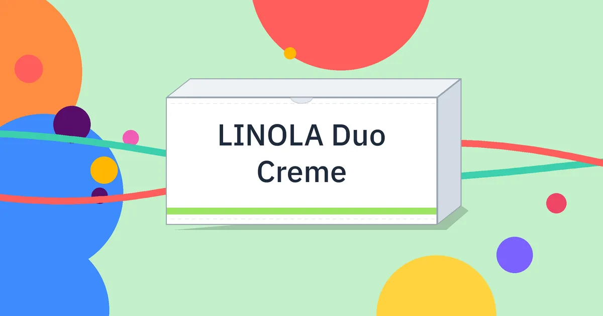 Symbolbild: Packung mit der Aufschrift LINOLA Duo Creme (PZN 18375700) – Verfügbarkeit und Bezug in Apotheken in Frankfurt am Main