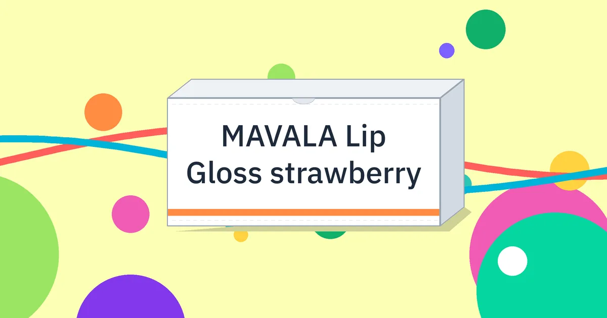 Symbolbild: Packung mit der Aufschrift MAVALA Lip Gloss strawberry (PZN 19450467) – Verfügbarkeit und Bezug in Apotheken in Frankfurt am Main